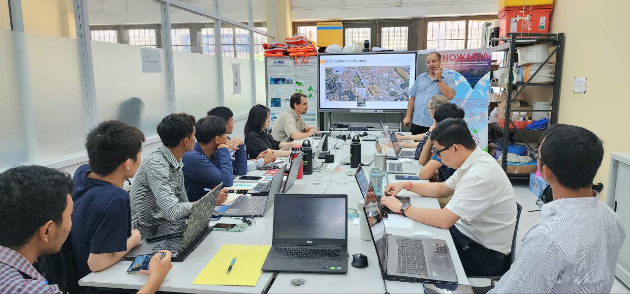 INOWASIA Project Training on “INTERNET OF THINGS” – INSTITUTE OF TECHNOLOGY OF CAMBODIA